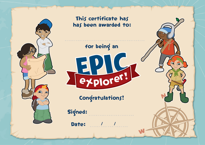 Epic Explorers Certificates (Pack of 10) | The Good Book Company
