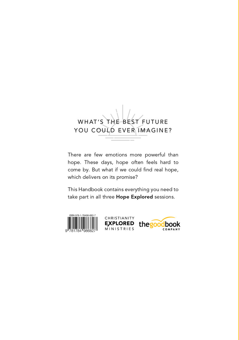Hope Explored Handbook - Rico Tice | The Good Book Company
