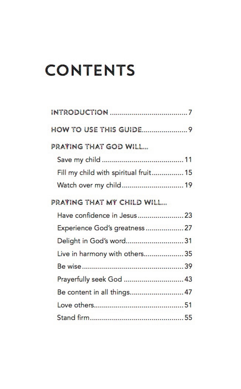 5 Things to Pray for Your Kids - Melissa B Kruger | The Good Book Company