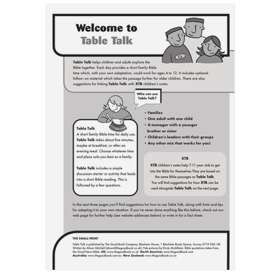 Table Talk Subscription - Alison Mitchell | The Good Book Company